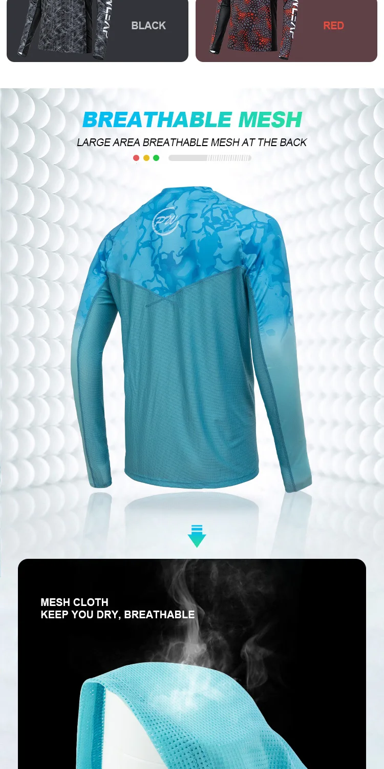 Best Quality Anti-uv Quick Dry Long Sleeve Fishing Clothing Custom ...