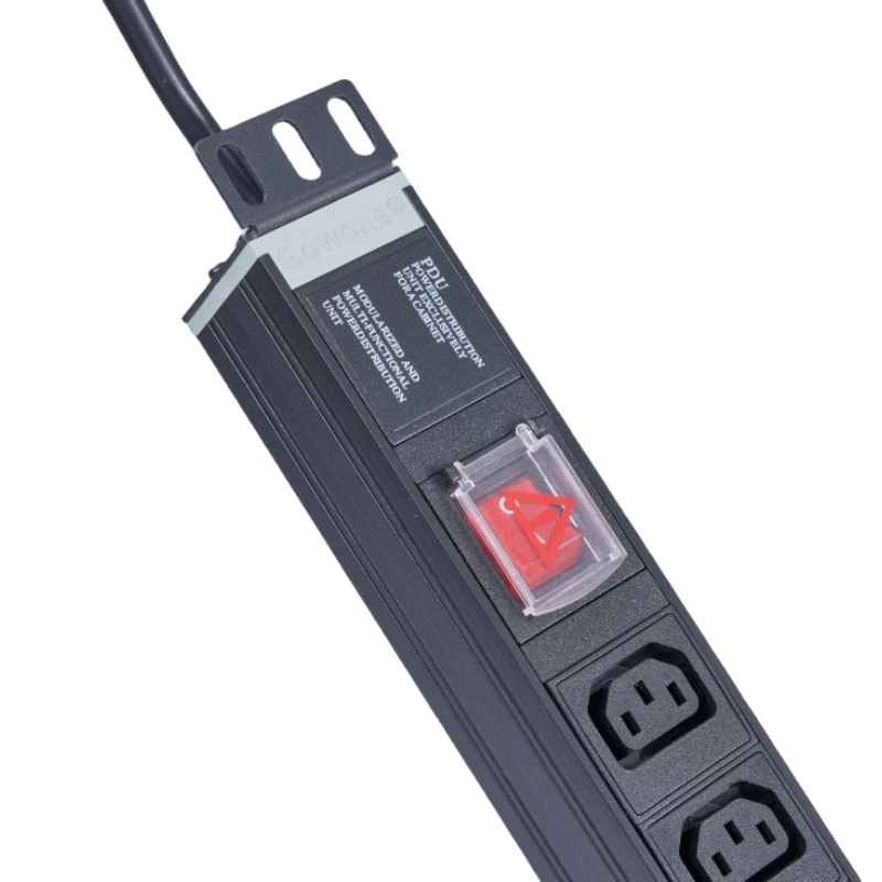 10a/250v Rack Mount Pdu 8 Way C13 Outlet Power Distribution Unit With ...