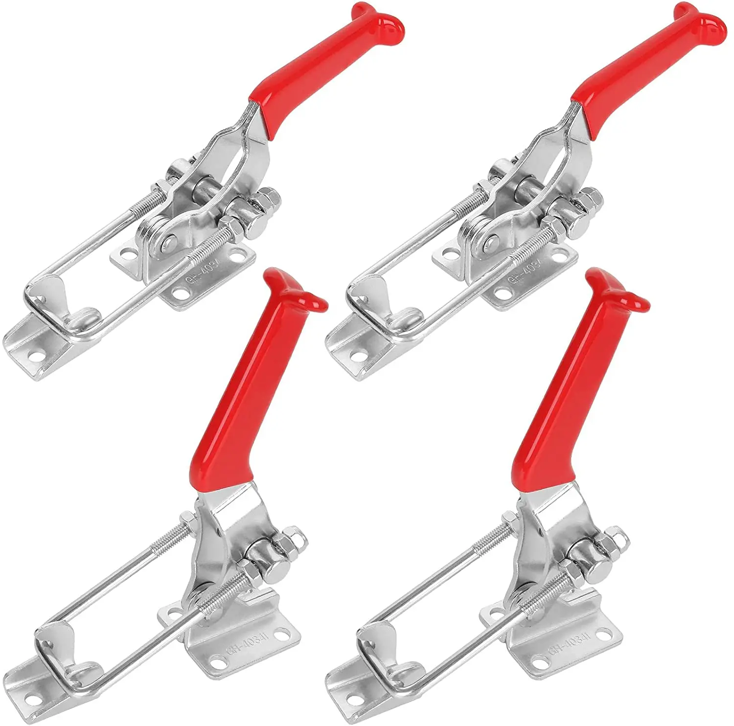 Stainless Steel Spring Loaded Black Draw Latches Toggle Hasp Clamp for ...