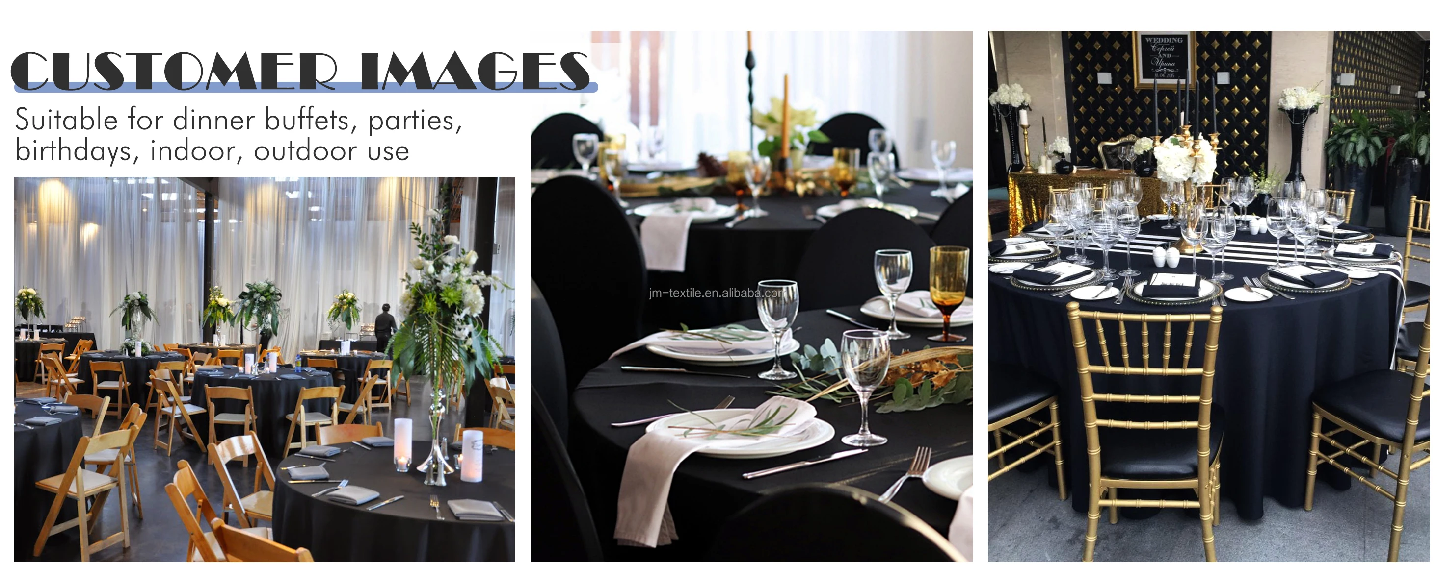 Custom Banquet Table Covers - Elegant & Durable Solutions