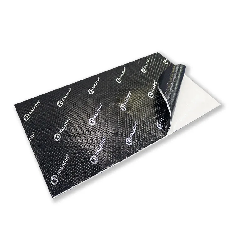Black Butyl Rubber Car Soundproof Pad - Noise Dampening