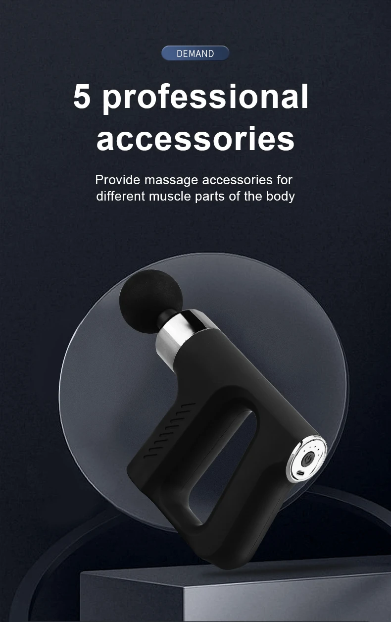 New Trending Massage Gun With Belt Full Body Massager Professional 2-in ...