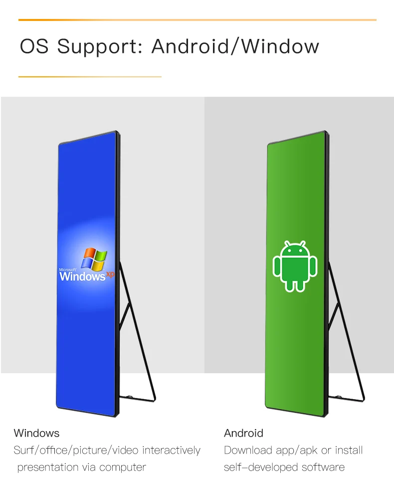 Alibaba.com: P3 Wifi Control Floor Stand Wall Mounted LED Video Display ...