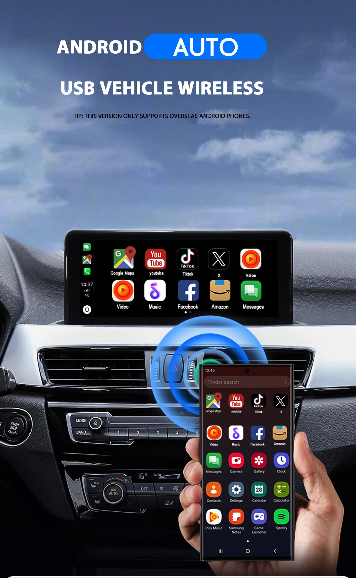 Usb Wired To Wireless Carplay Adapter Ai Box Smart Magic Aibox Plug ...