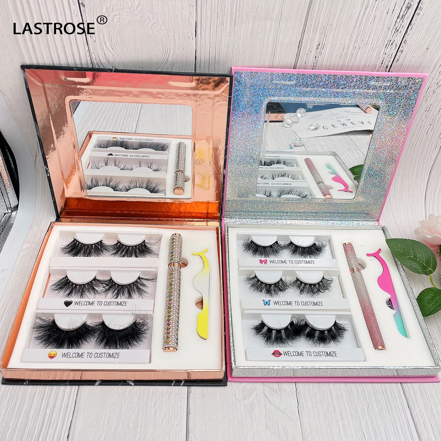 Empty Eye Lash Packaging Box - Luxury 3D Mink Lashcases