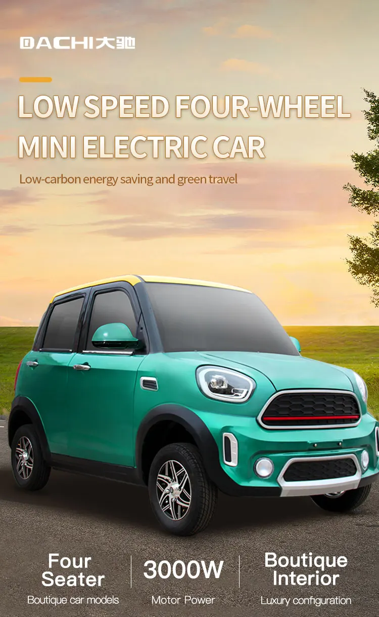 High Performance Supplier Popular Four Seats Low Speed Electric Vehicle ...