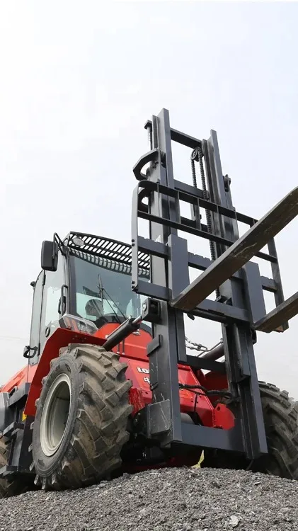 4x4 Rough Terrian Diesel Forklift Terrain Fork Lift 3 Ton 4 Ton 5 Ton All Rough Terrain Forklift ...