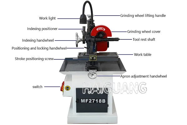 Universal Router Bit Grinder End Mill & Knife Grinder with Motor As ...