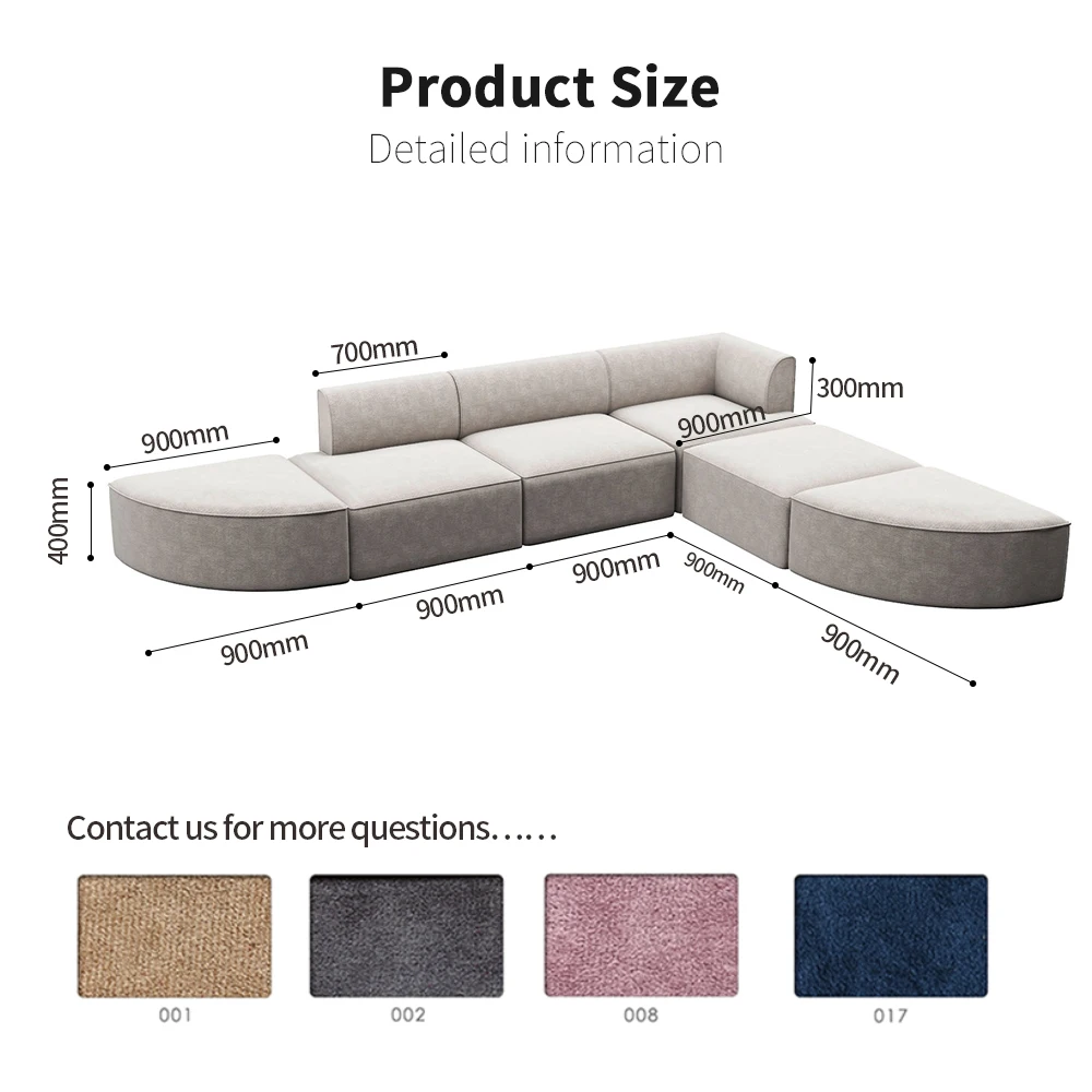 Saien Comfort Sectional Corner Modular Sponge Foam Customized Children ...