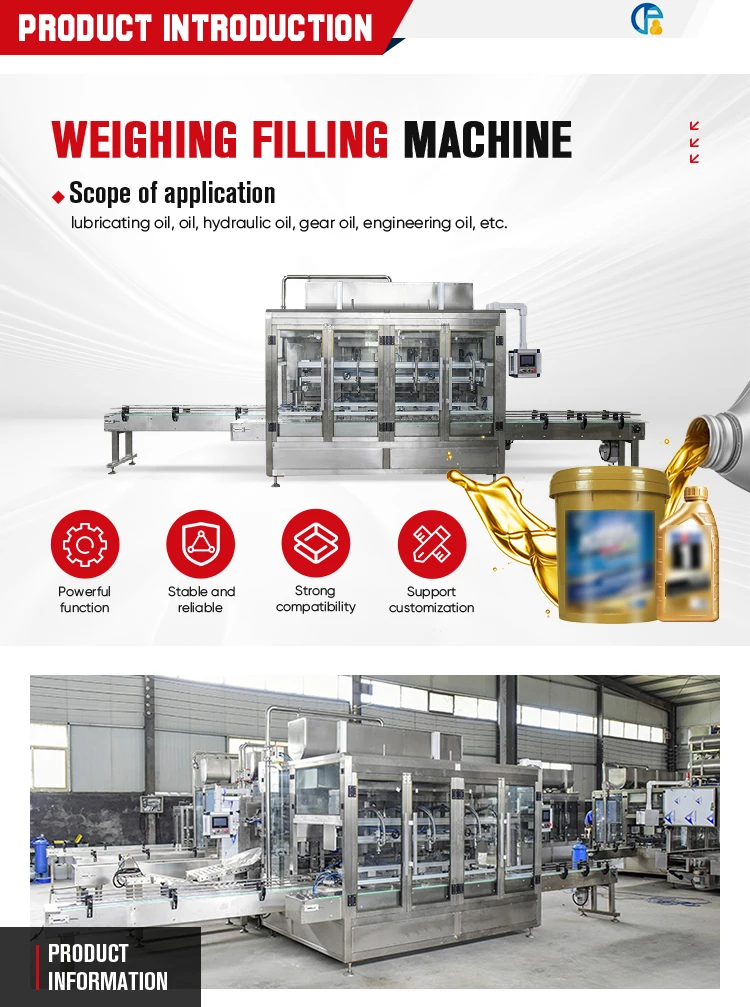 Automatic Load Cell 10L 20L 25L 6 8 Nozzle Automatic Weighing Lubricant ...