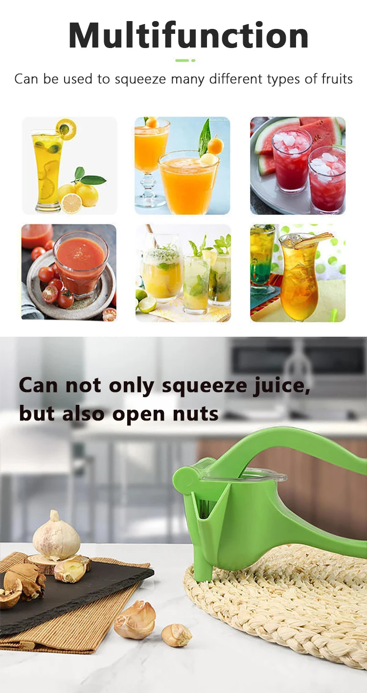 Plastic Manual Fruit Hand Press Citrus Extractor Machine Manual ...