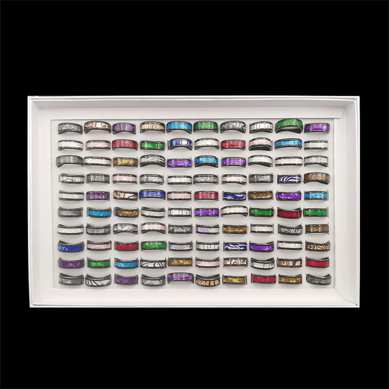 Wholesale High Quality Bulk Ring Jewelry No Fade Waterproof Stainless ...