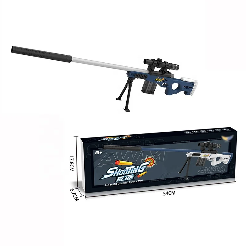 Shell Ejection Soft Bullet M24 Cheap Realistic Toy Gun Sniper Barret ...