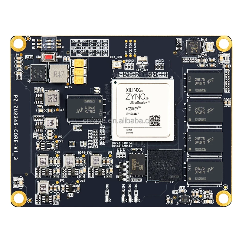 Fpga Som Xilinx Fpga Board Puzhi Pz-zu4ev-som Xilinx Zynq Ultrascale Xczu4ev Industrial Grade ...