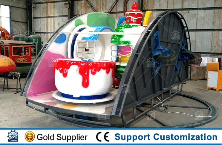 Fairground Attraction Kids Amusement Park Rotating Fiberglass Coffee ...