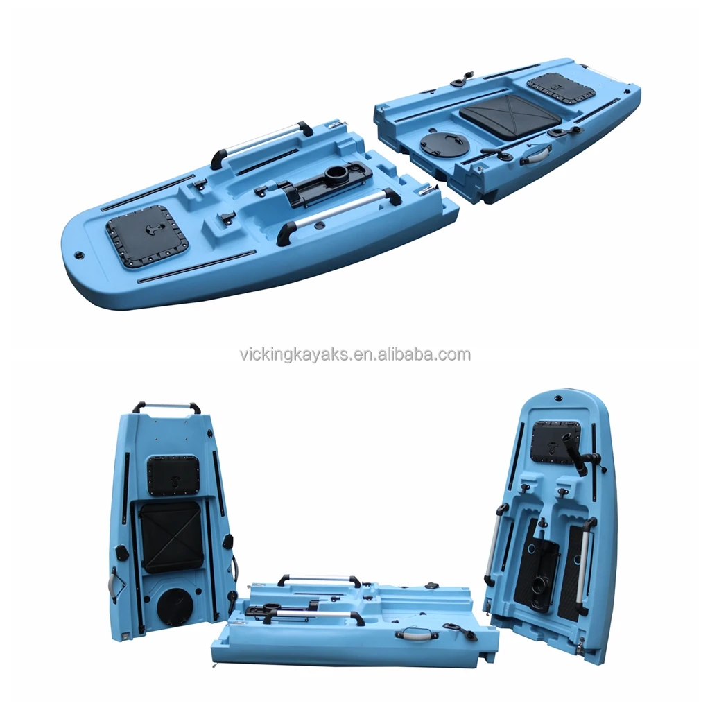 Vicking 3 Section Kayak - Space-Saving, Transportable Fishing Kayak