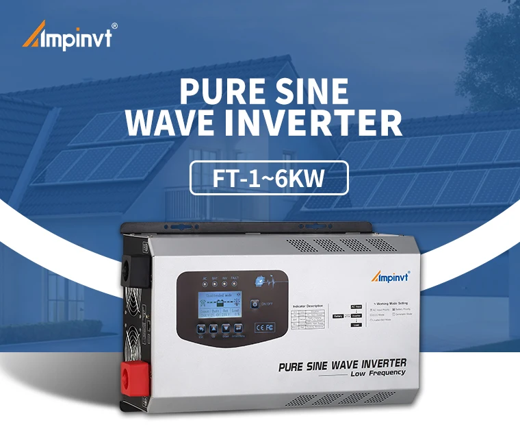 Pure Sine Wave off Grid Inverter 1000 Watt 3000 Watt 5000 Watt 12v 24v 48v to 220v Ac Battery ...
