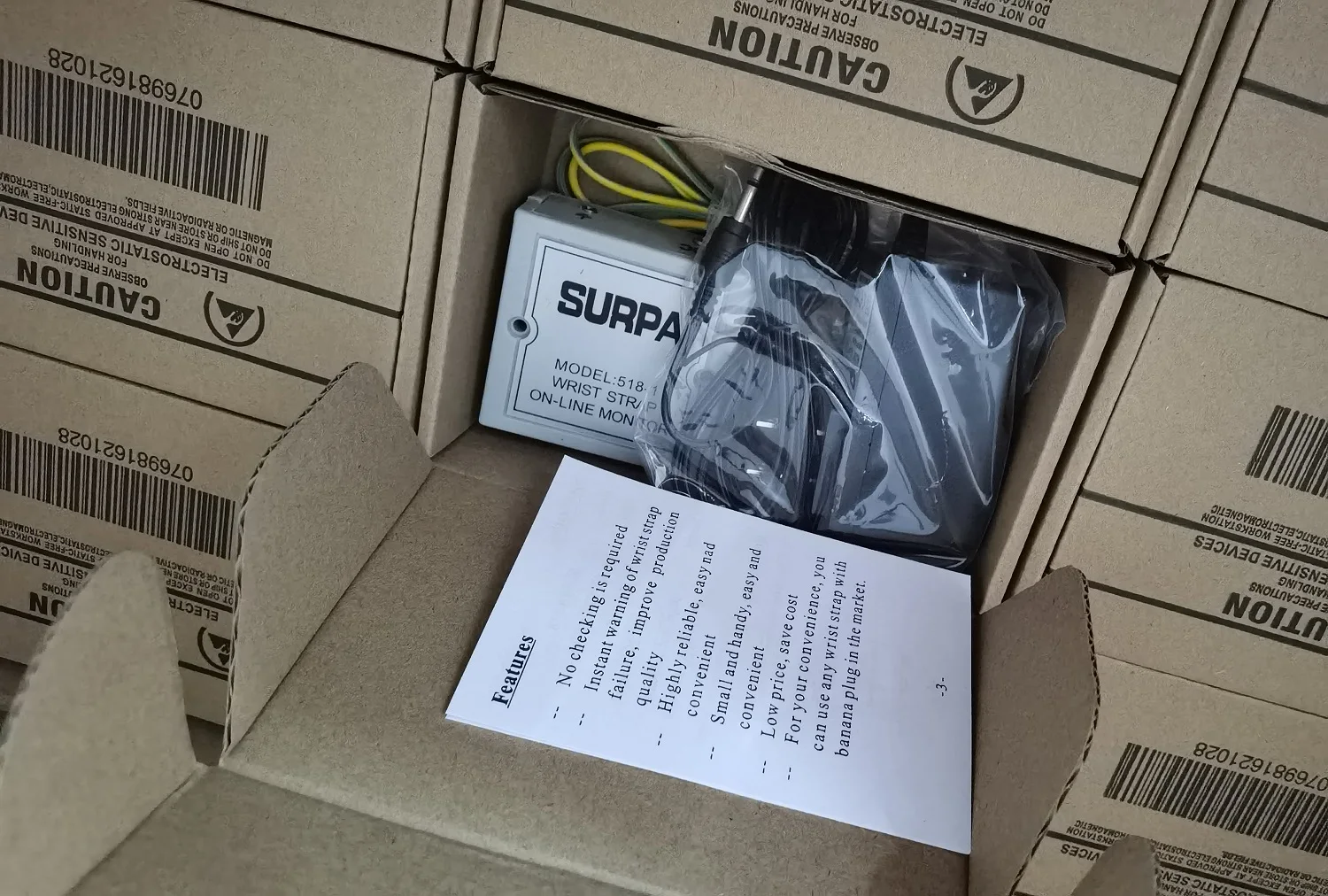 Continuous Wrist Strap And Esd Mat Monitor - Buy Continuous Wrist Strap ...