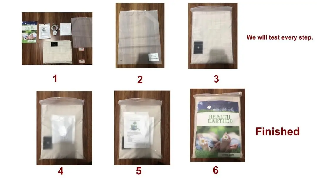 ESD EARTHING Grounding Pillow Case With Earthing Cords Reduce Improve ...