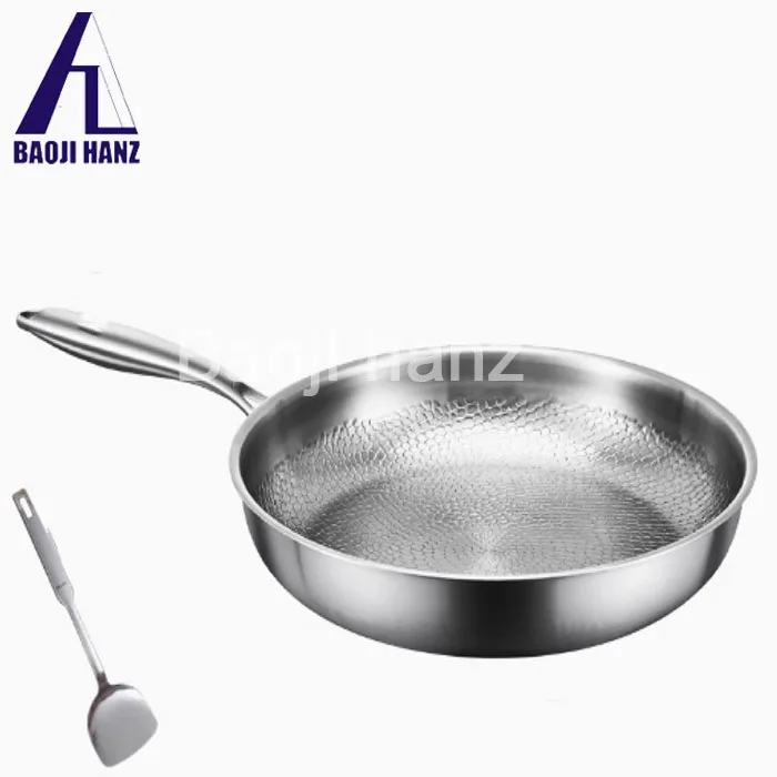 3 Layers Cookware Pan Titanium Fry Pan Outdoor Using| Alibaba.com