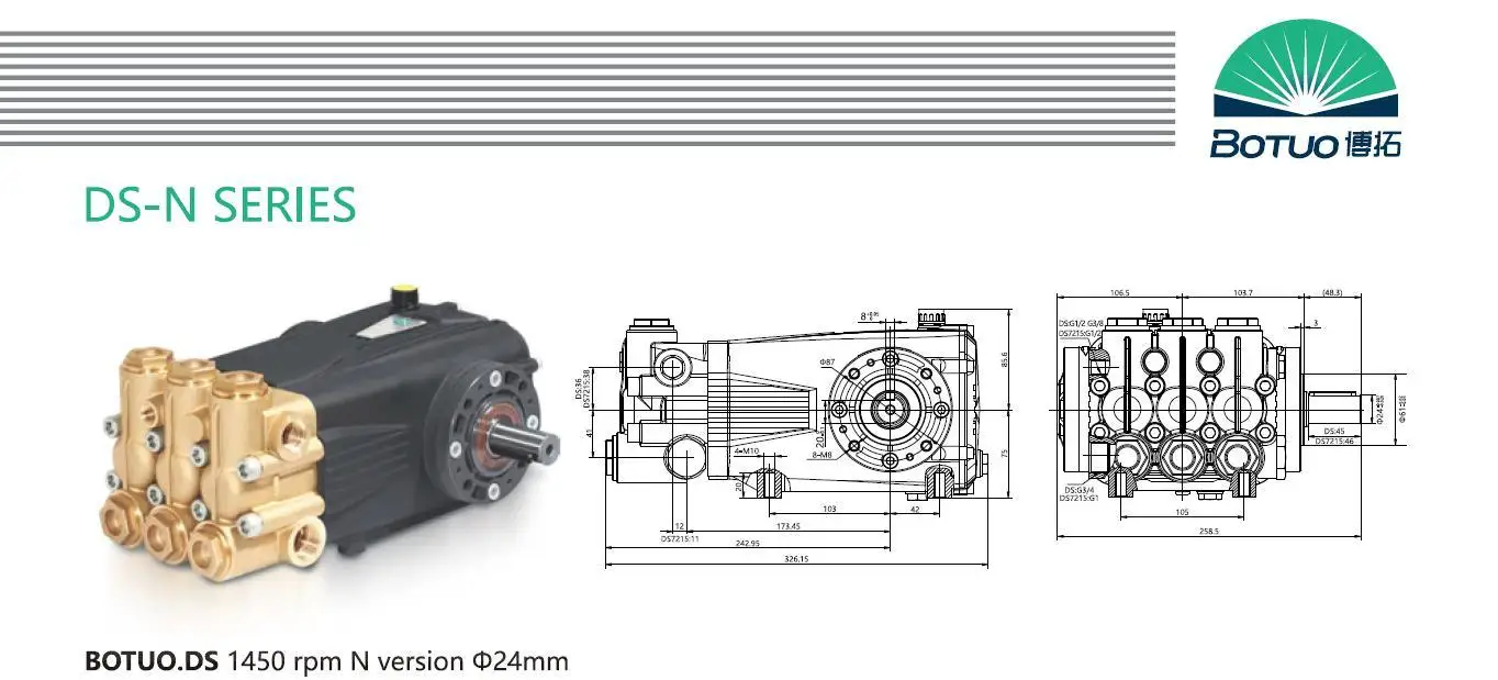 Botuo DS-N Series High Pressure Pumps for Efficient Cleaning