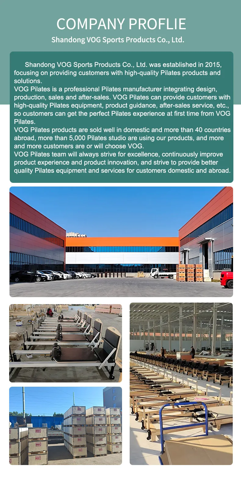 Reformer Pilates Machine - Professional Oak Wood Material