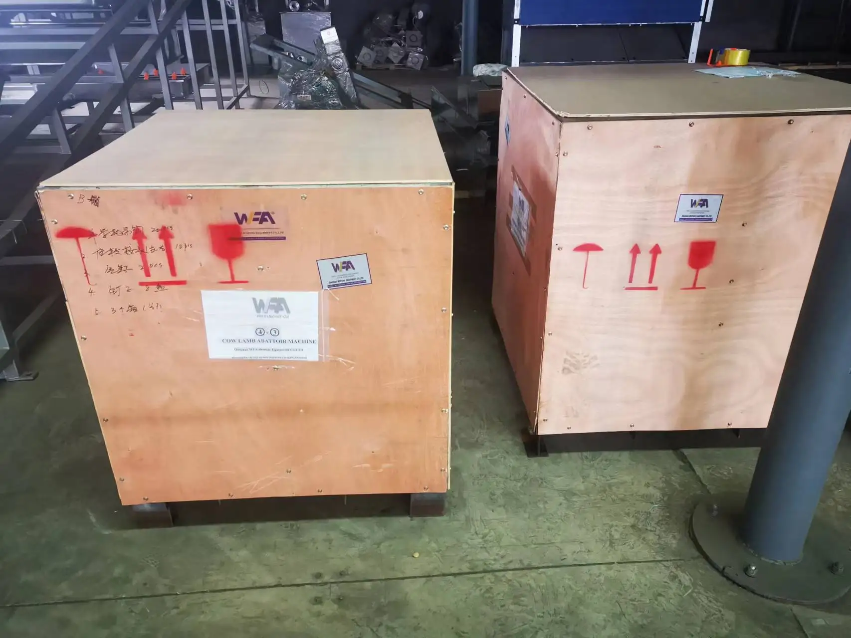 Customized Cattle Abattoir Machine Beef Mutton Pork Processing Trolley ...