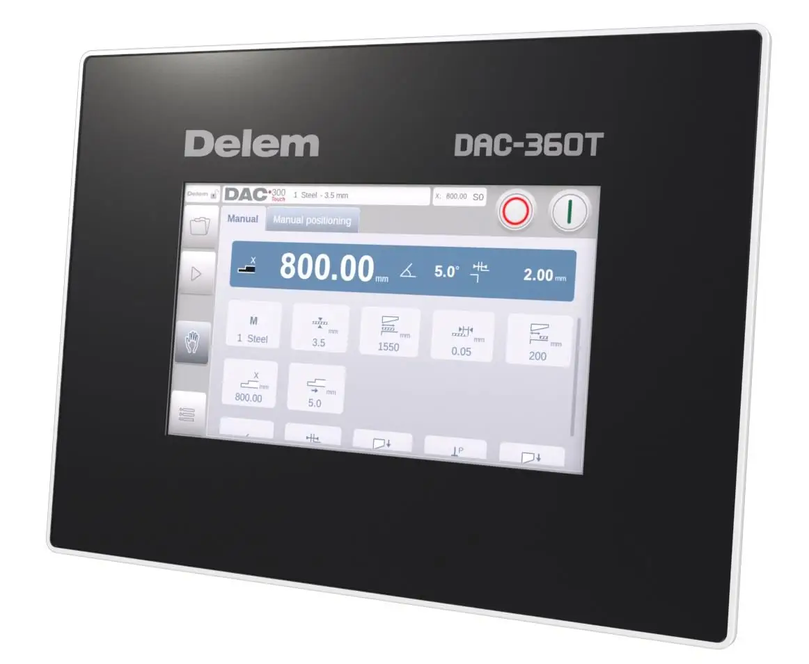 Delem DAC-360s/T CNC Controller New Condition with Cutting Angle and ...