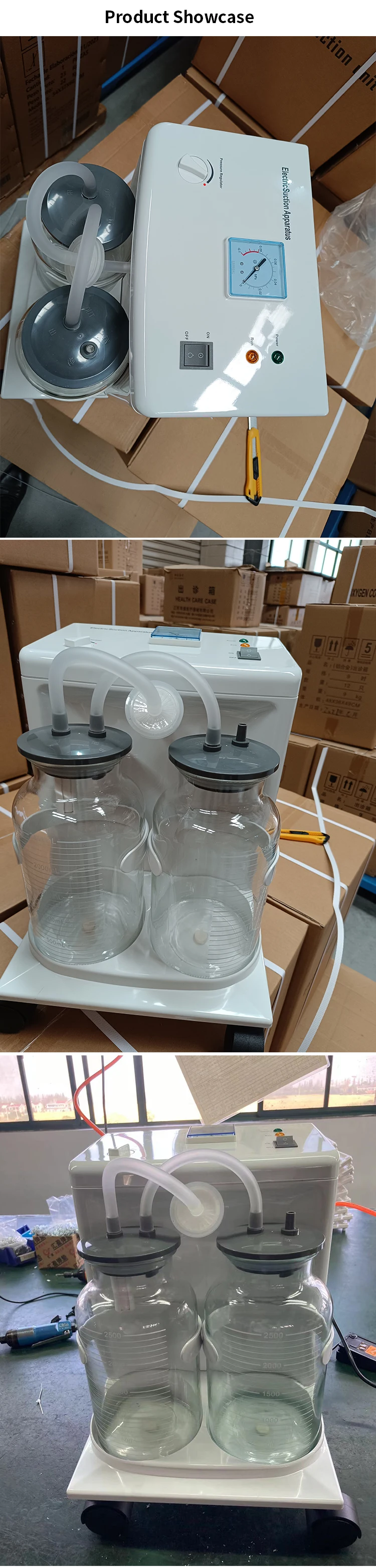 2026 New Arrival High Quality Good Sale Equipment Hospital Pump Suction Unit Aspirator Surgical ...