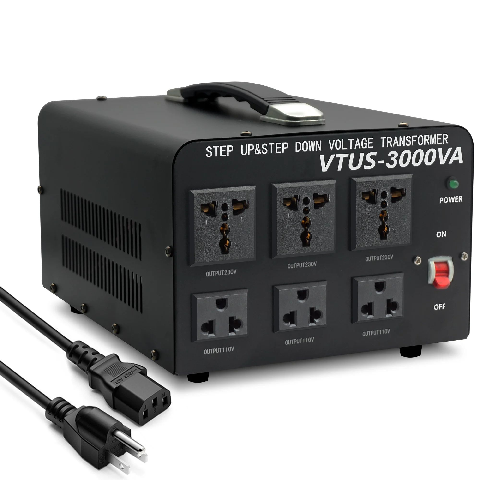 3kva 3000watt Voltage Transformer 230v 110v Step Up Step Down Ac ...