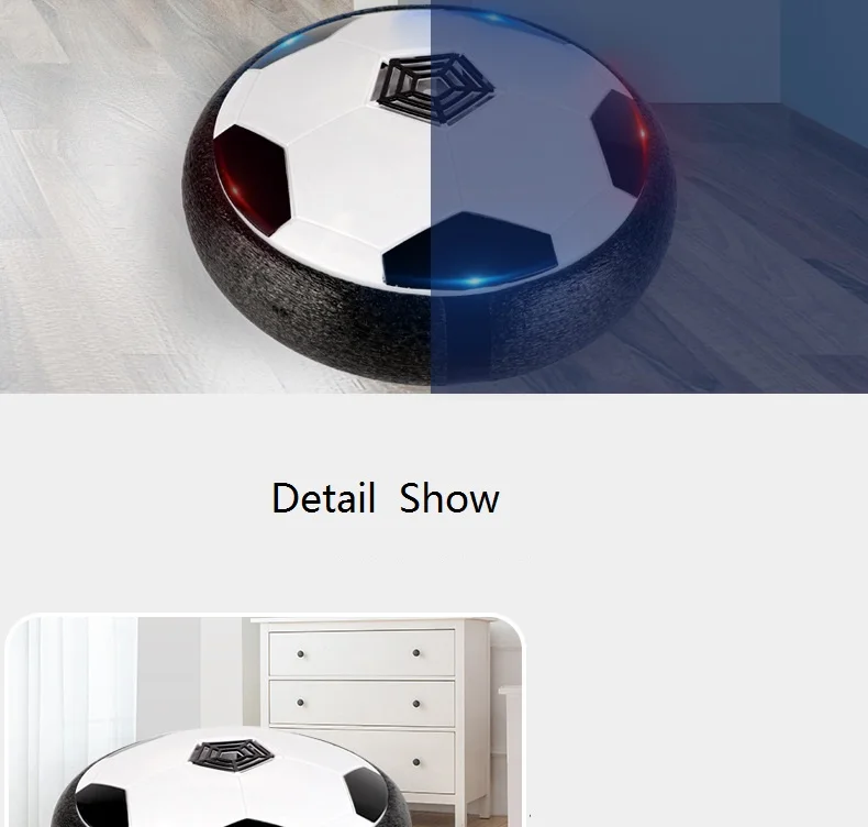 Indoor Sports Air Hover Football Game for Kids - Fun & LED