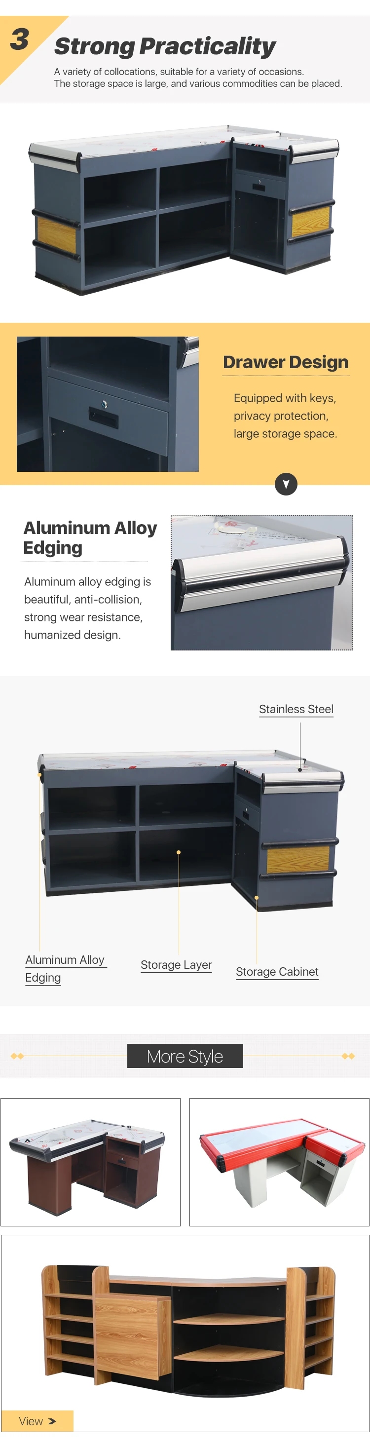 MX10 Register Counter for Retail Store - Efficient Cashiering