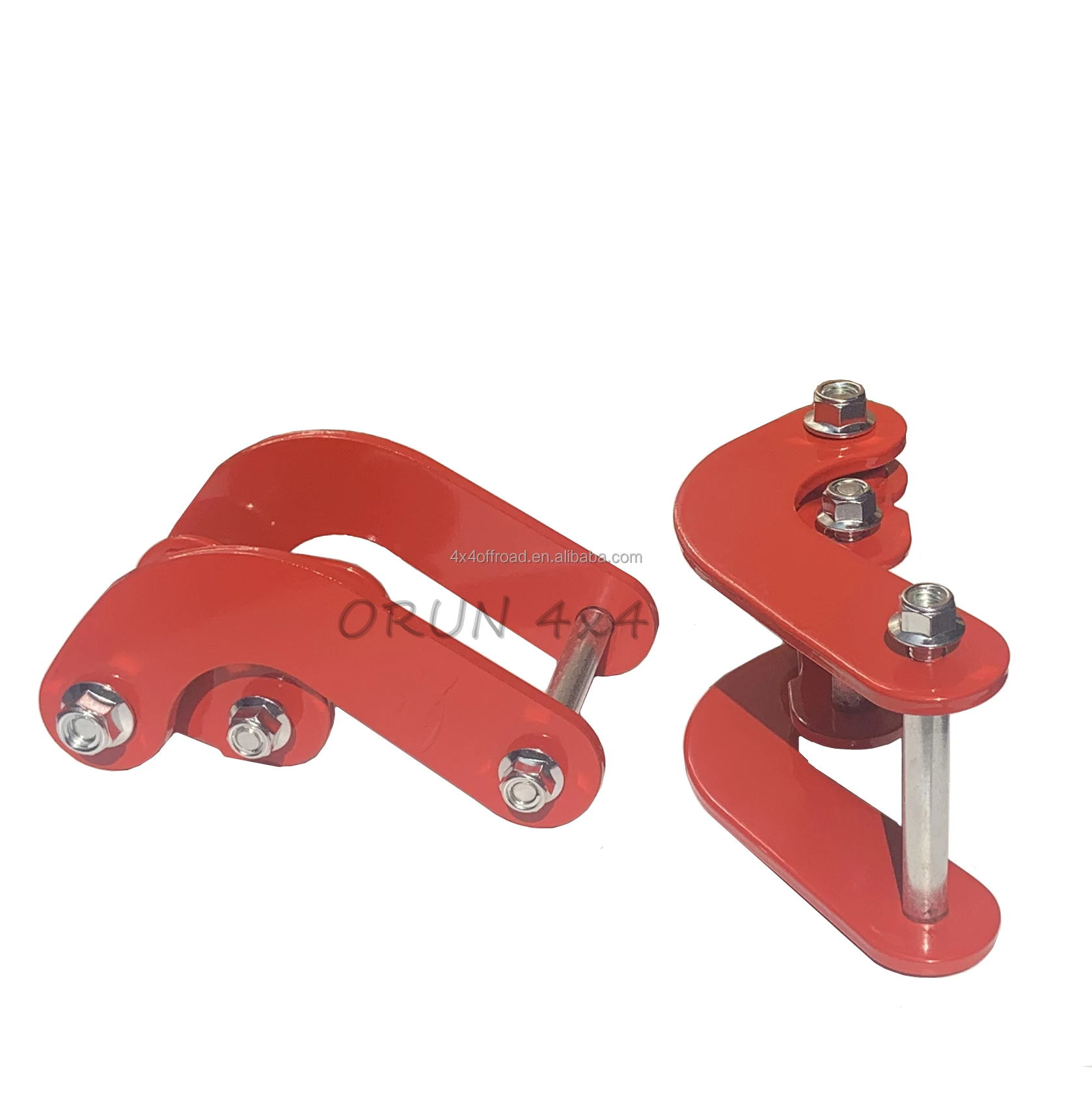 Rear Leaf Spring Extended G-Shackles STD Comfort 0-1 Inch Suspension ...