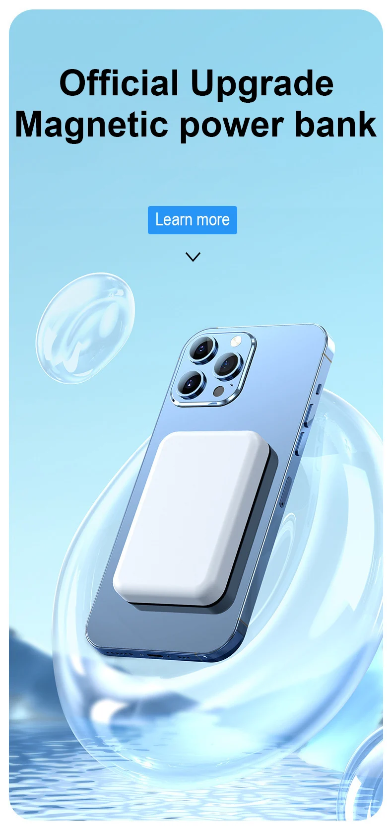 Mobile Mini Magnetic Wireless Power Bank & Power Station True Capacity ...