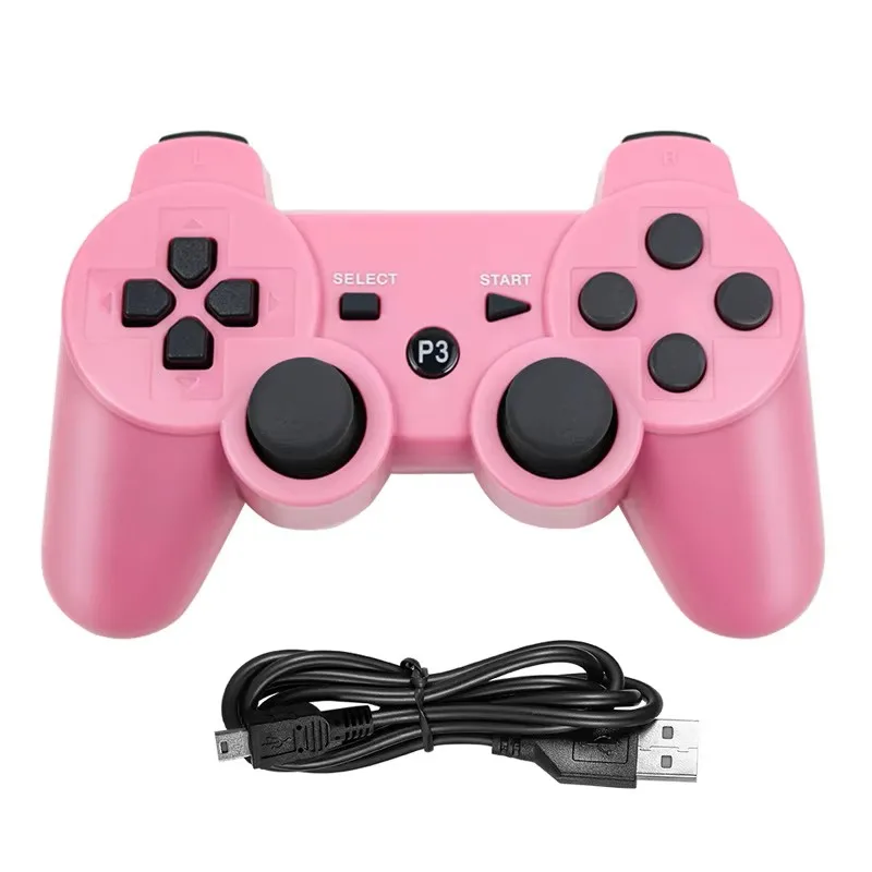 Dual Vibration Wireless Video Game Controller for PS3