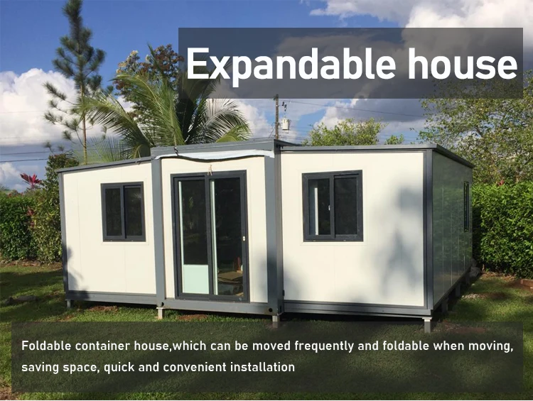 Stable Structure Disassemble Prefab Small Expandable Mobile Homes for Sale