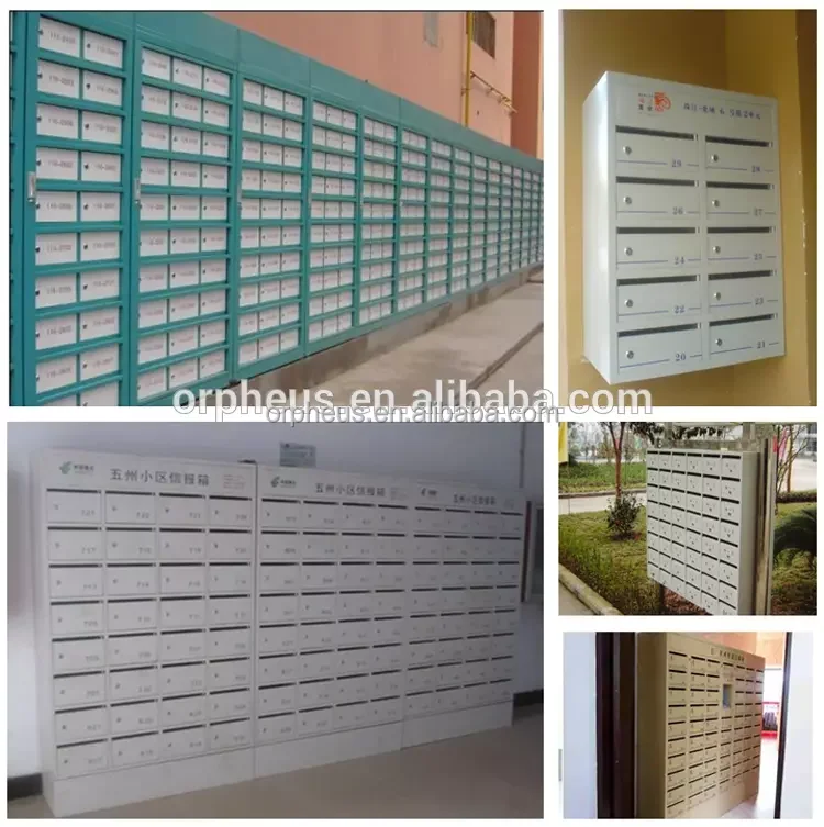 Secure and Stylish Mailbox - Modern Letter Box with Key Lock