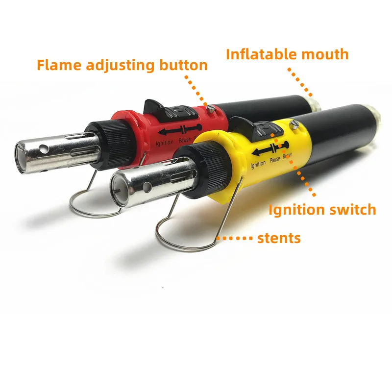 105K Cordless Butane Gas Soldering Iron Self-Ignition Adjustable Flame ...