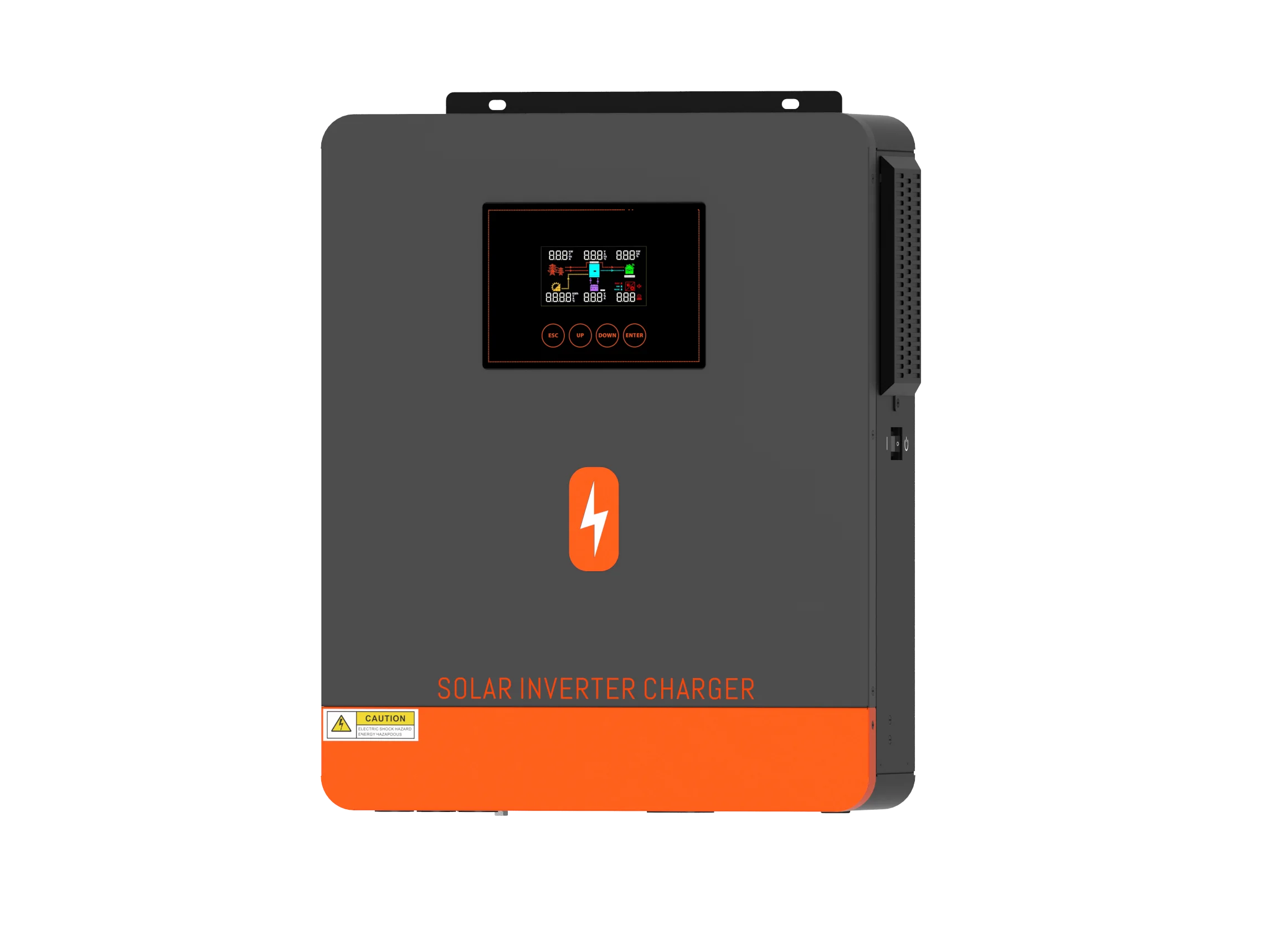 Powmr Off Grid Hybrid Solar Inverter 6.2kw 4.2kw Built-in 120a Mppt ...
