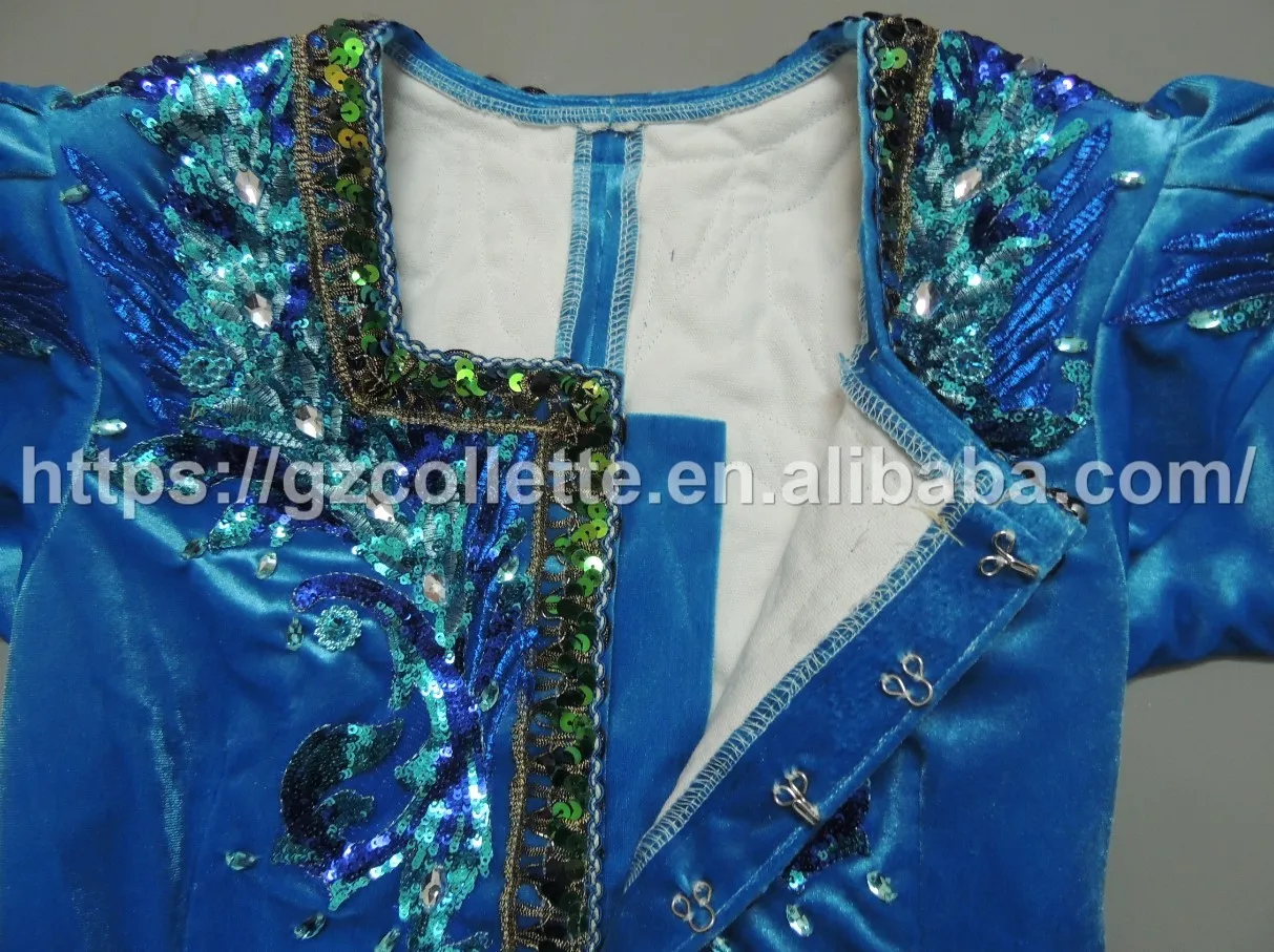 Man's Dance Jacket Adult Customized Long Sleeve Ballet Tunic