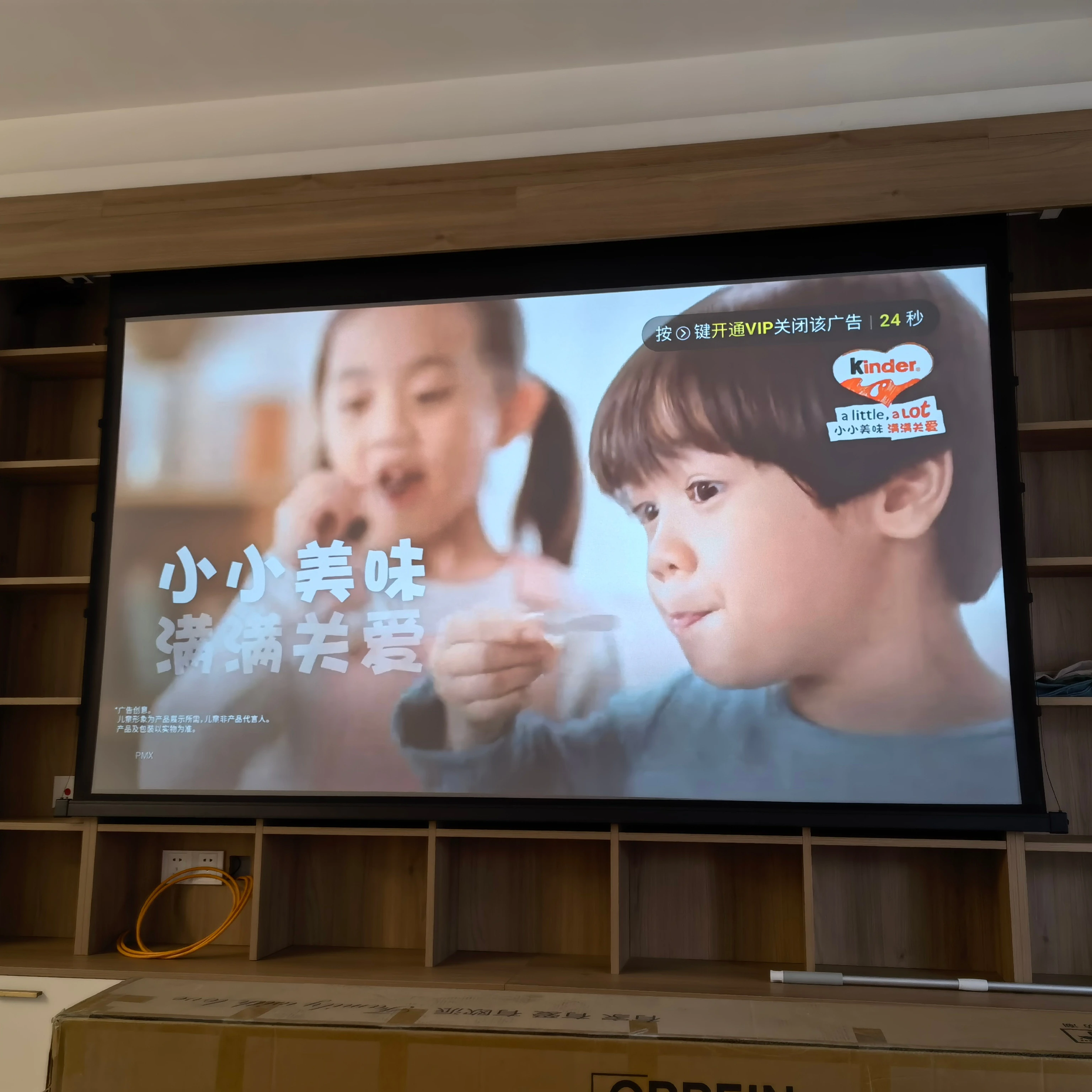 PerfecTisan electric projection screen 4K tubular motor projector ...