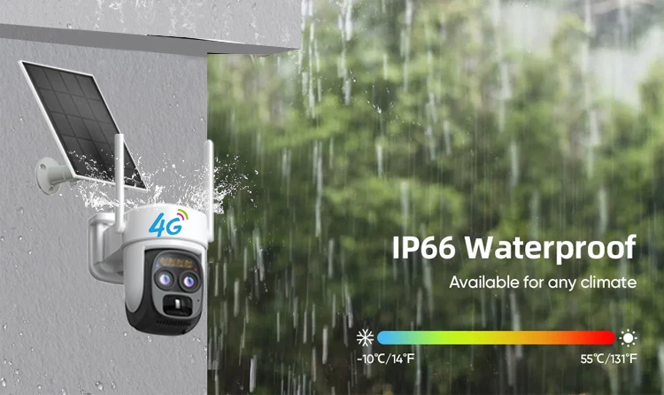 New Design 4g Solar Power Camera Zoom Solar Cctv Security Ptz Camera ...