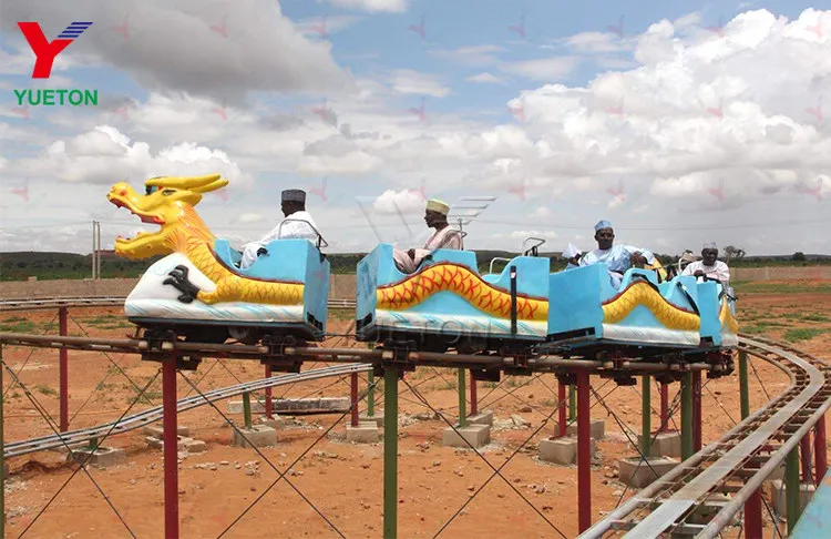 16 Person Children Amusement Park Kiddie Ride Small Rollercoaster Slide ...