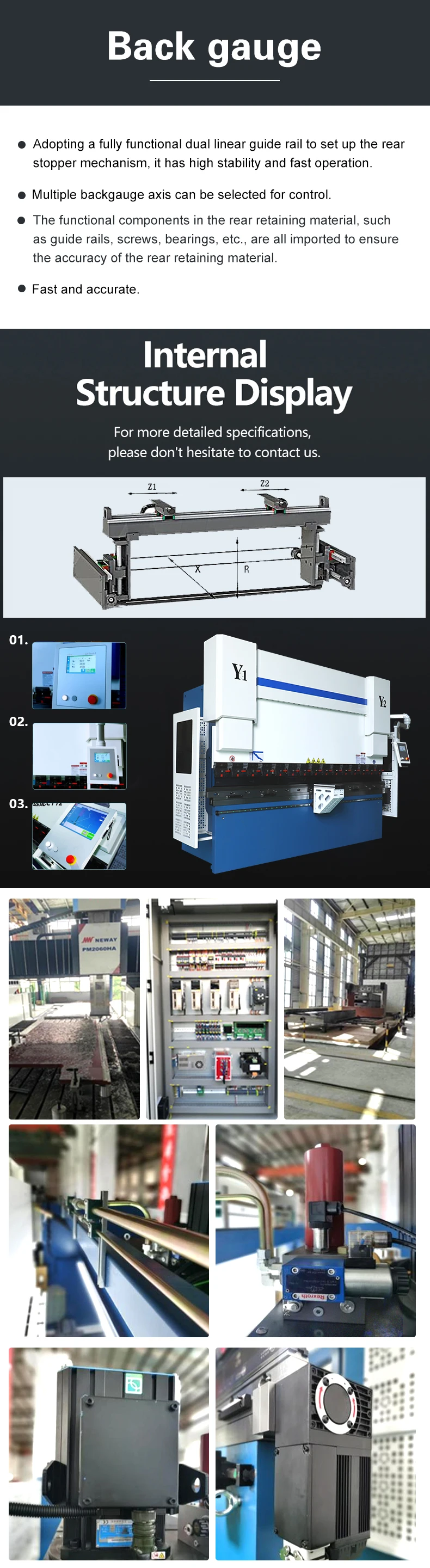 We67k 125t/3200 Hydraulic Electric Bending Machine Axis Cnc Sheet Metal 6+1 New Product Provided ...
