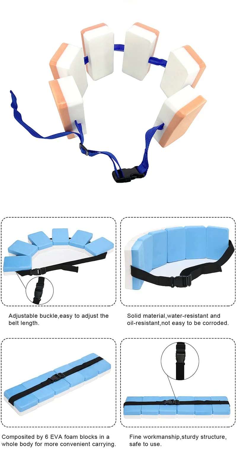 2023 Eva Swimming Back Floating Board Water Waist Belt Swimming ...