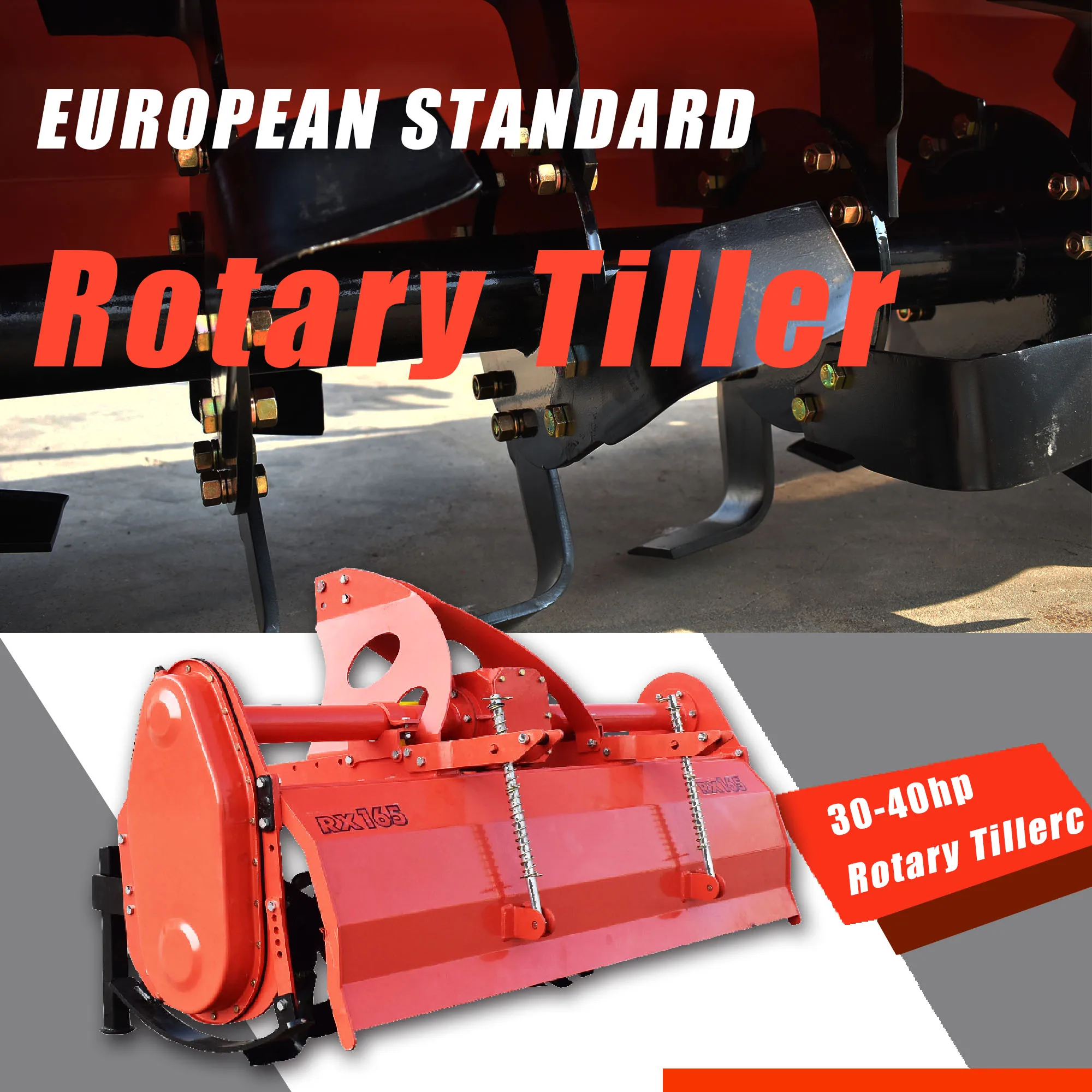 High Quality 2m European Standard Rotary Cultivator Tractor for Sale