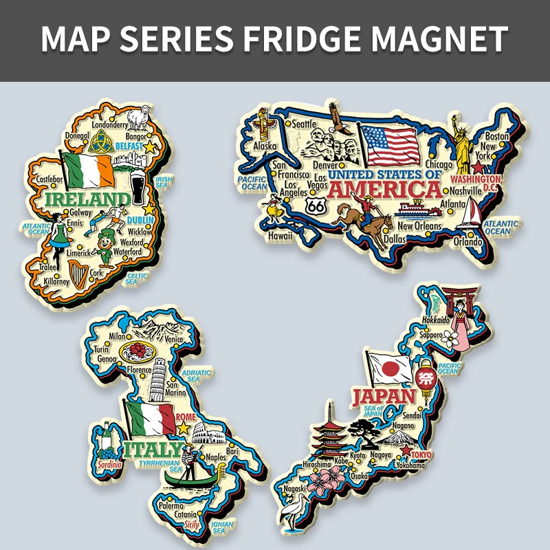Custom 3D Resin Mini Fridge Magnetics - Perfect Souvenirs