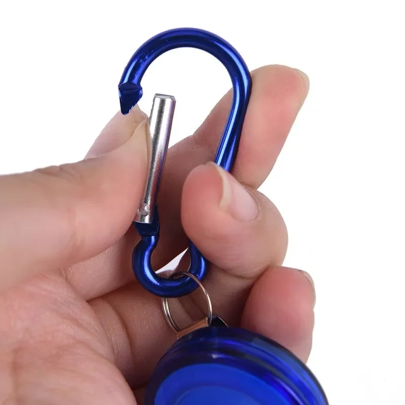 Retractable Steel Cord Pull Reel Keychains - Fashion & Utility
