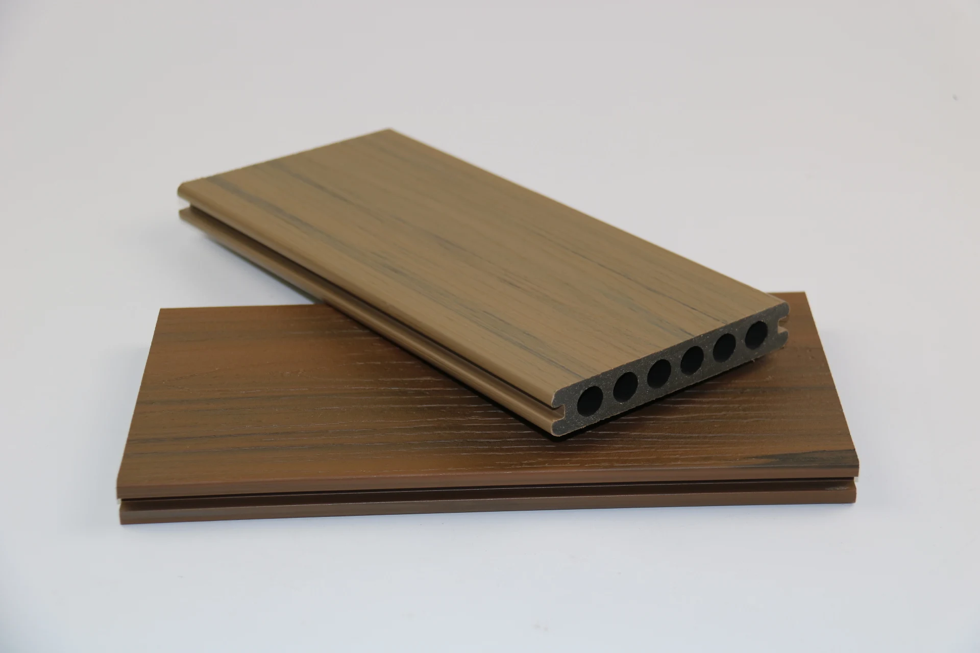 Wpc/bpc Veranda Walnut Color Wpc Terrace Outdoor Floor Capped Wood Fiber Waterproof High Quality ...