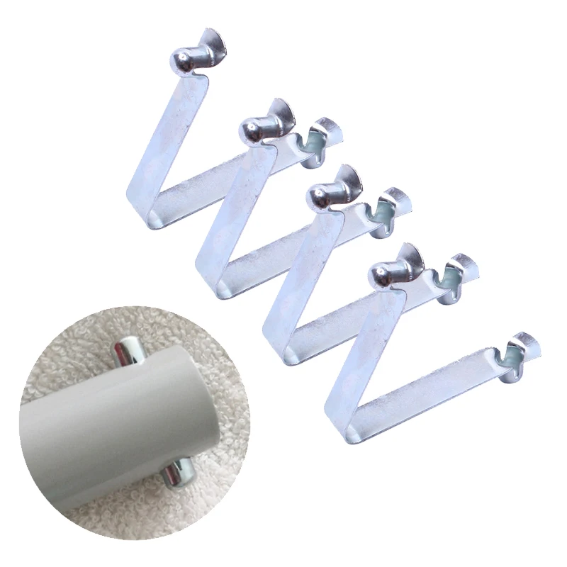 Button Lock Flat Springs V Shape Clip Metal Tube Clips Release Locking ...